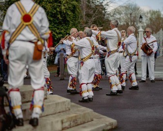 Morris Dancing - New Inn, Halse, Taunton, Somerset